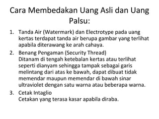 HAKI uang palsu | PPT