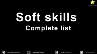Soft skills (Complete list) | PPT