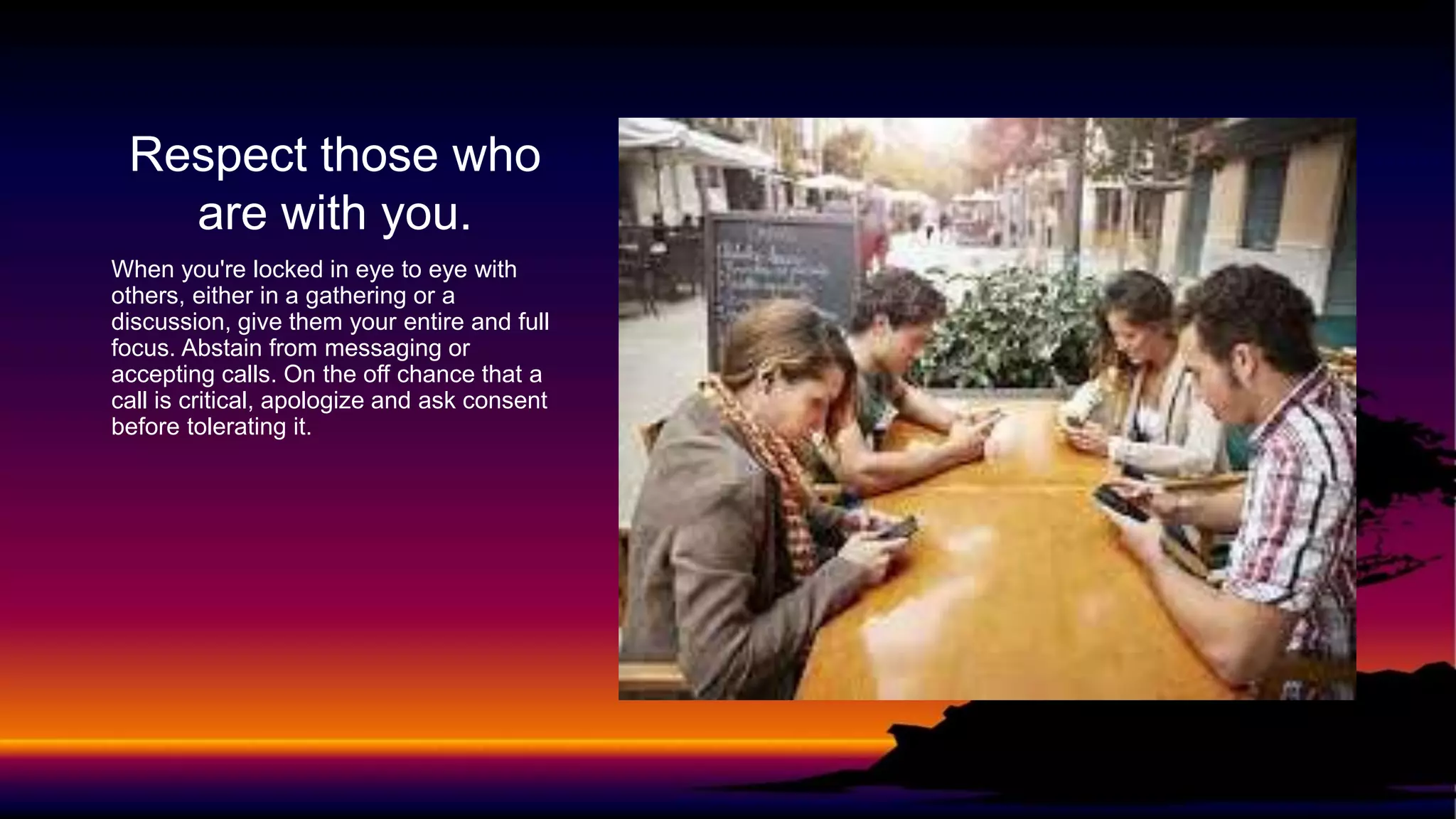 Cell phone Etiquette | PPT