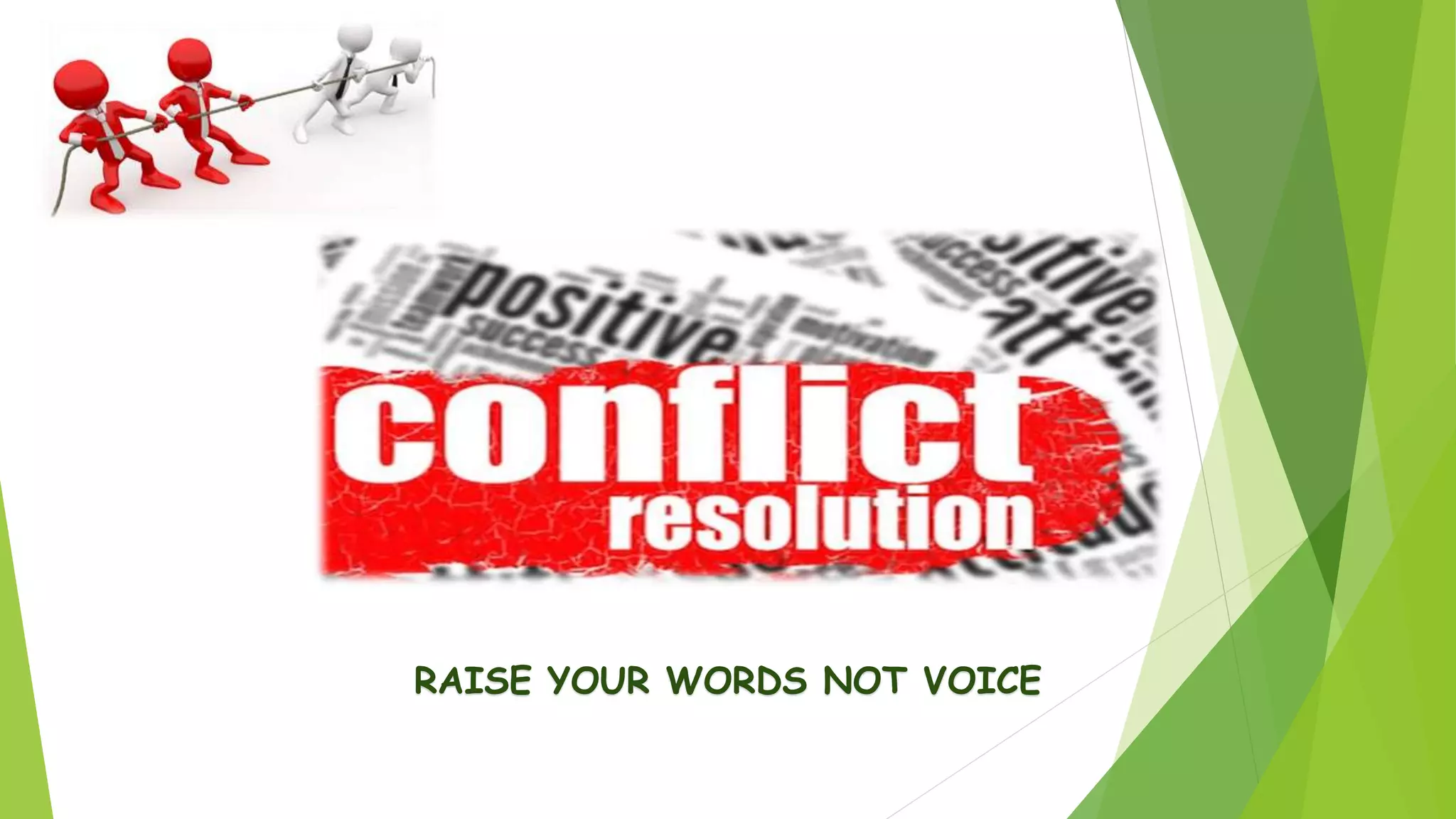 Conflict Resolution | PPTX