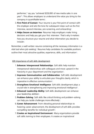 soft skills question paper set for bba ca | PDF