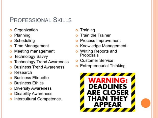 "Soft Skills" for "Professional Success" | PPTX