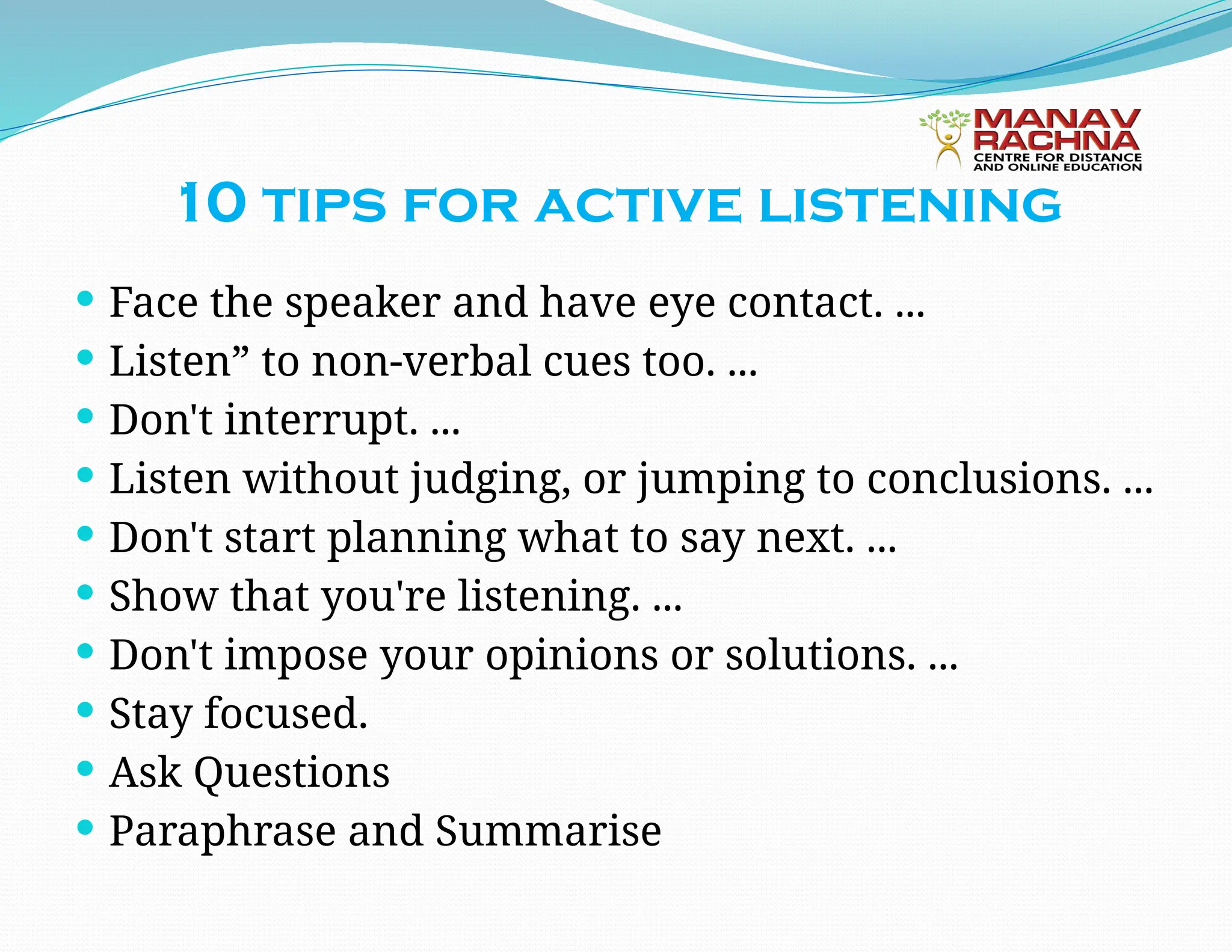 Communication Skills # Soft Skills - Listening Skills PPT.pptx