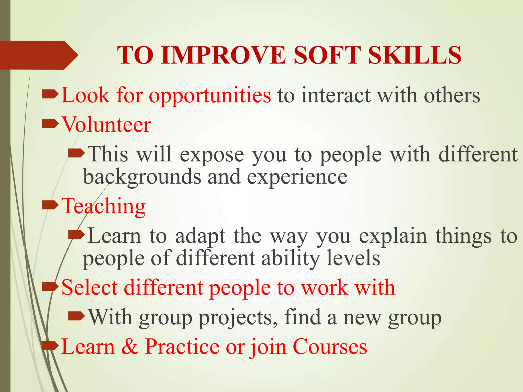 Soft skills - The success for prospective teachers | PPT