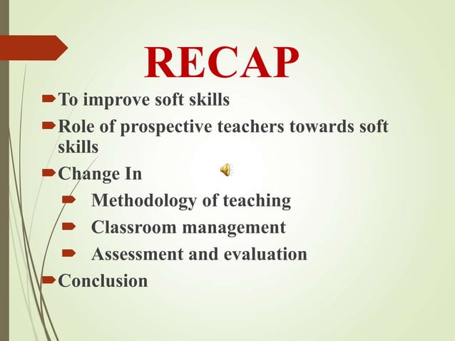 Soft skills - The success for prospective teachers | PPT