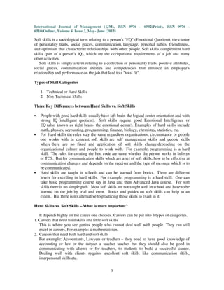Soft skills a theoretical perspective | PDF