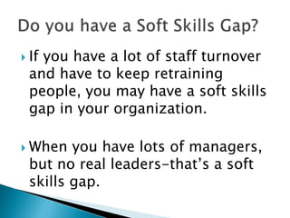 Soft skills for managers & supervisors | PPT