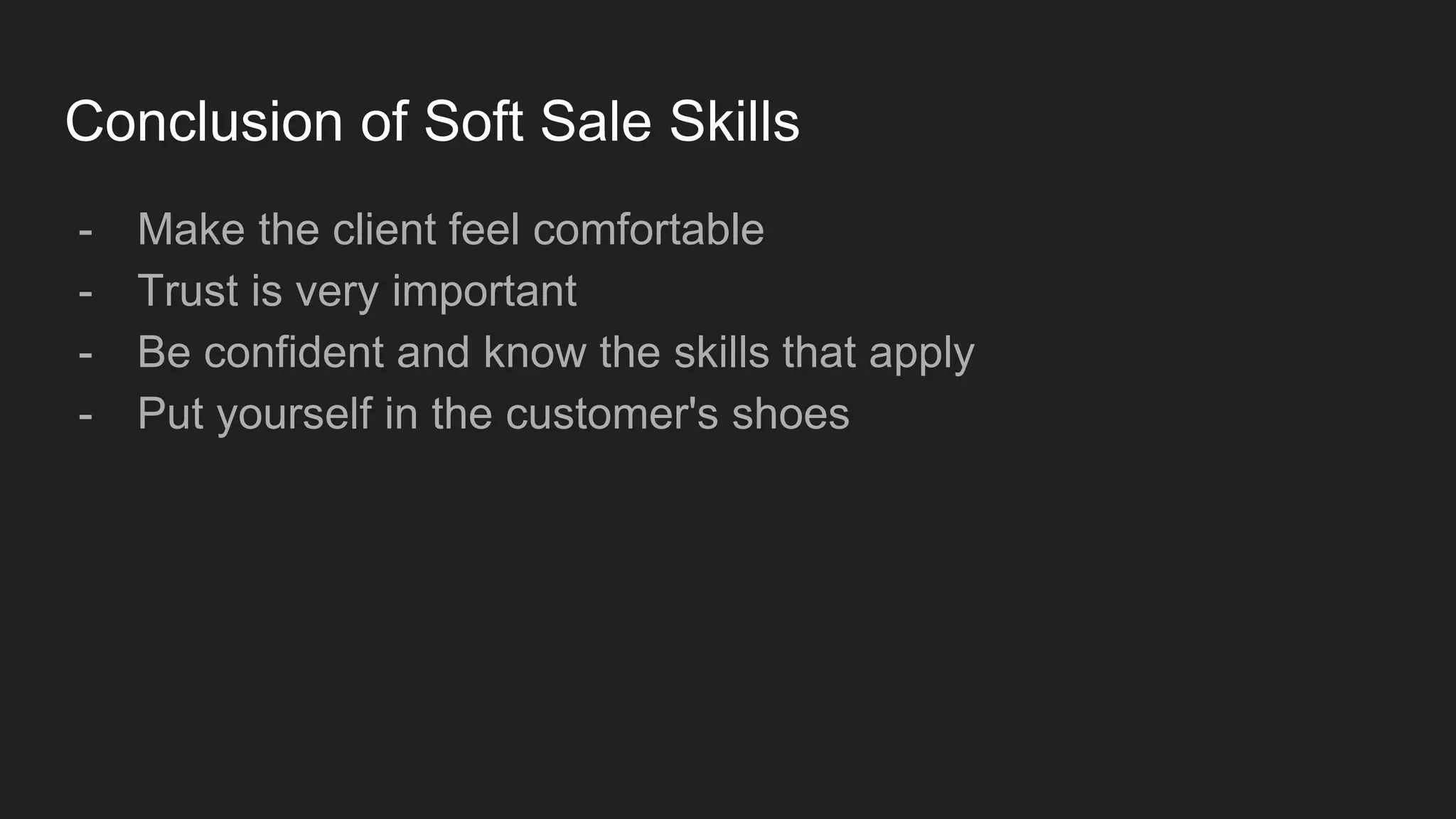 Soft skills for sales professionals | PPTX