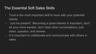 Soft skills for sales professionals | PPTX