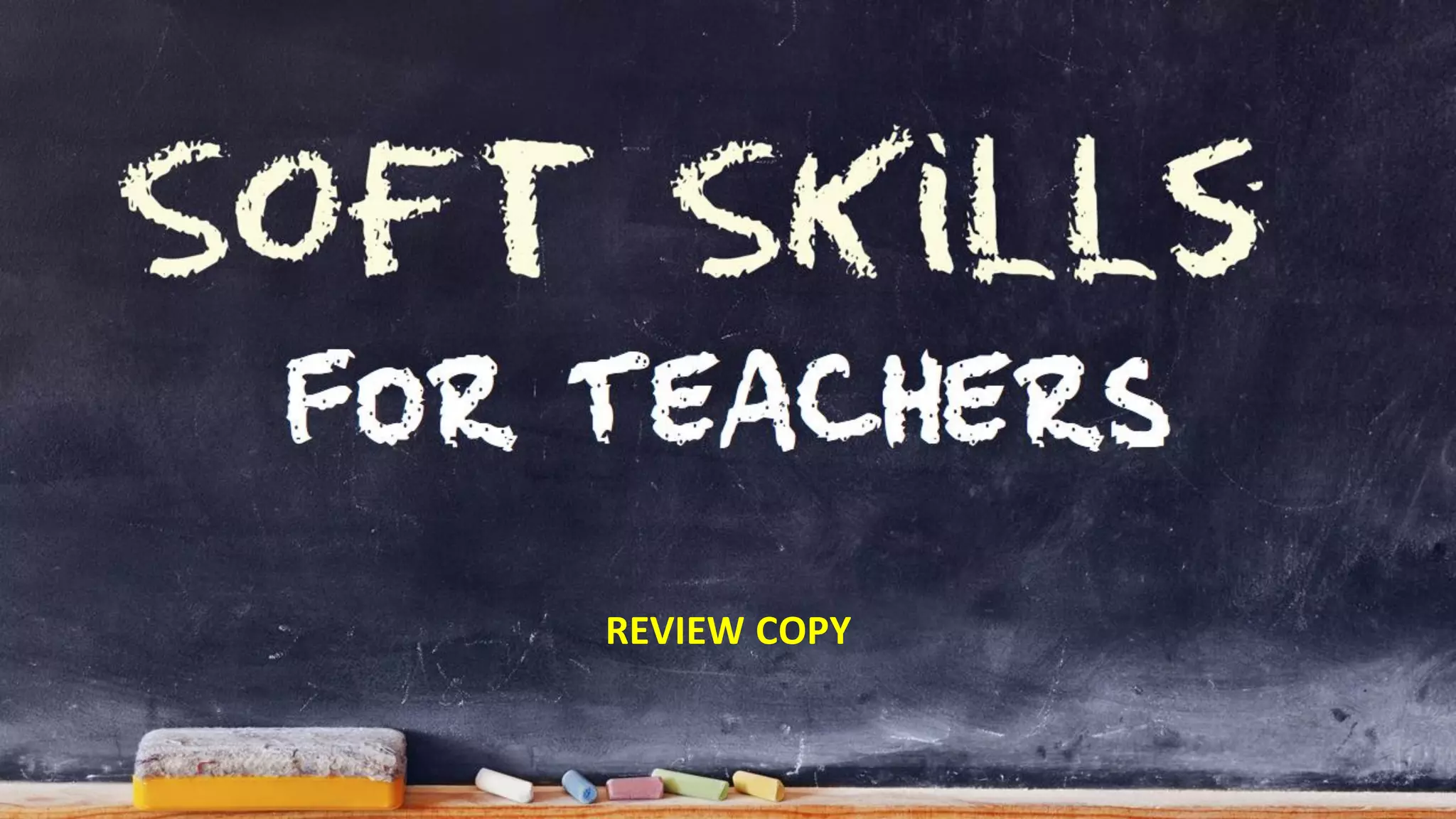 Soft skills for Teachers | PDF
