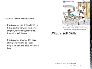 Soft skills for the doctors by dr manishankar chakraborty | PPTX