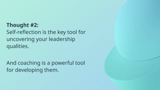 [QUICK TALK] "Coaching 101: How to Identify and Develop Your Leadership ...