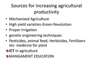 farming productivity management | PPTX