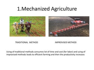 farming productivity management | PPTX