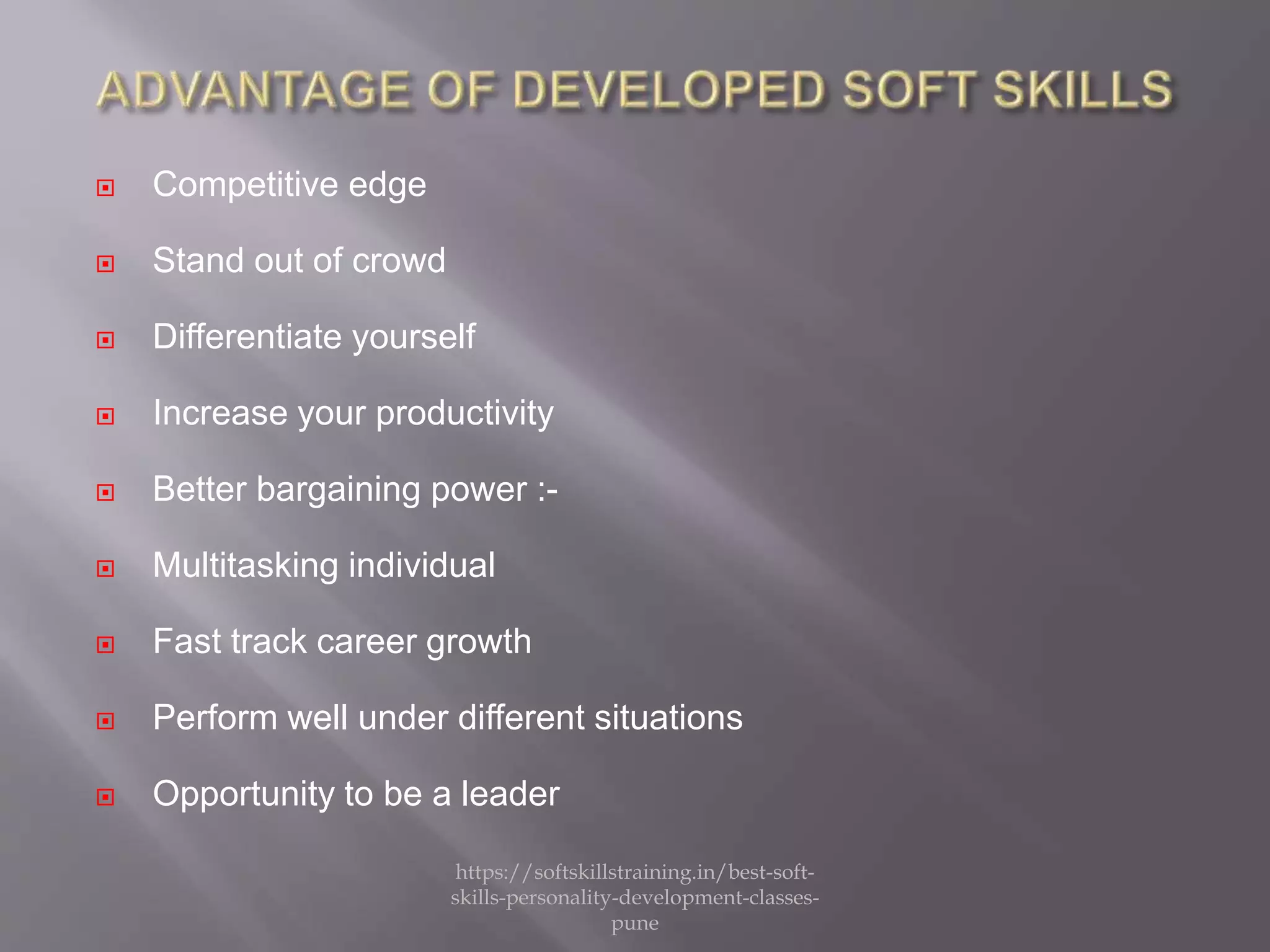 Soft skills & personality development | PPTX