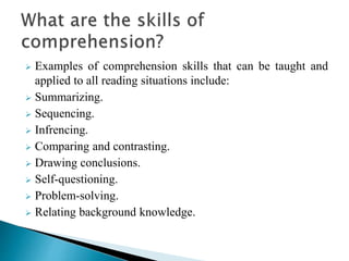 Soft skills reading comprehension | PPT