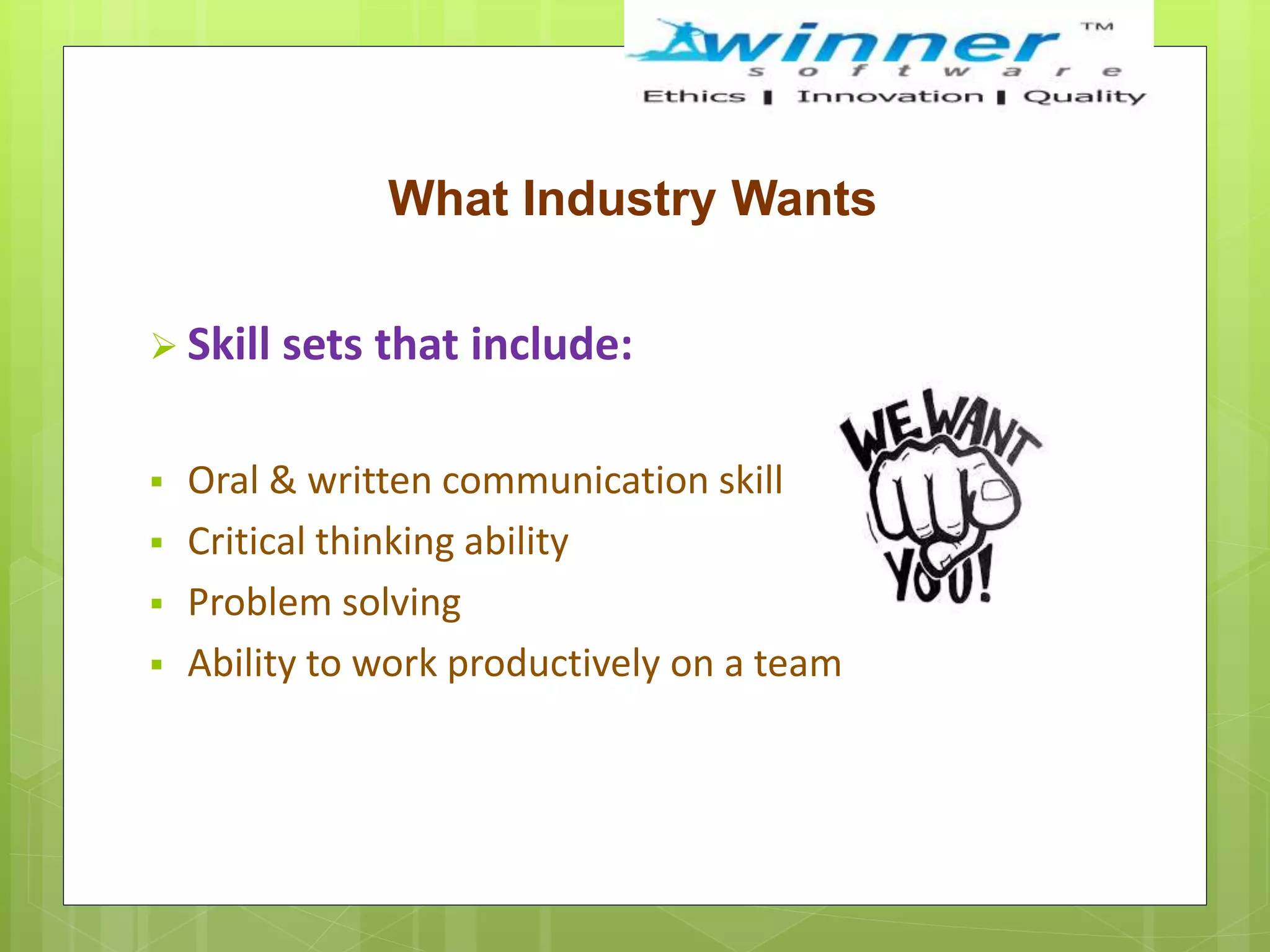 Soft skills training programme | PPT