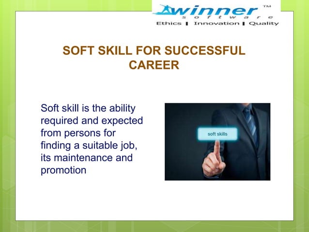 Soft skills training programme | PPT