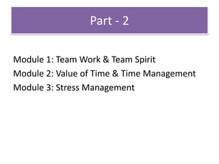 Personality Development Classes in Chennai | PPTX