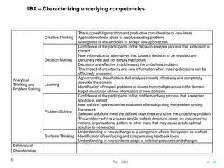 Softskils - Comparing PMI with IIBA | PPTX | Business Administration ...