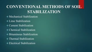 Soft Soil Stabilization using Nanomaterials | PPTX