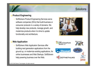 Soft Solvers Technologies Corporate Presentation | PDF | Computer Software and Applications ...