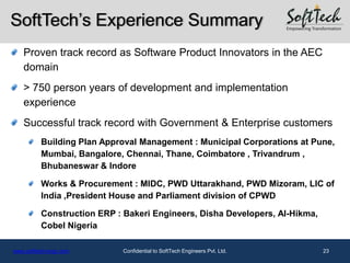 SoftTech Corporate Presentation | PPSX | Computer Software and Applications | Computing