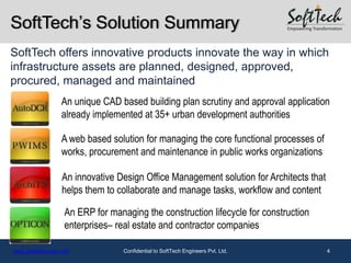 SoftTech Corporate Presentation | PPSX | Computer Software and Applications | Computing