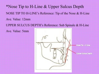 Soft tissue analysis report) | PPTX