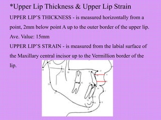 Soft tissue analysis report) | PPTX