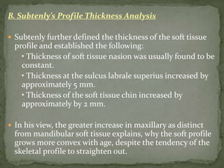 Soft tissue analysis | PPTX