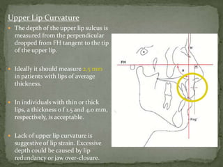 Soft tissue analysis | PPTX