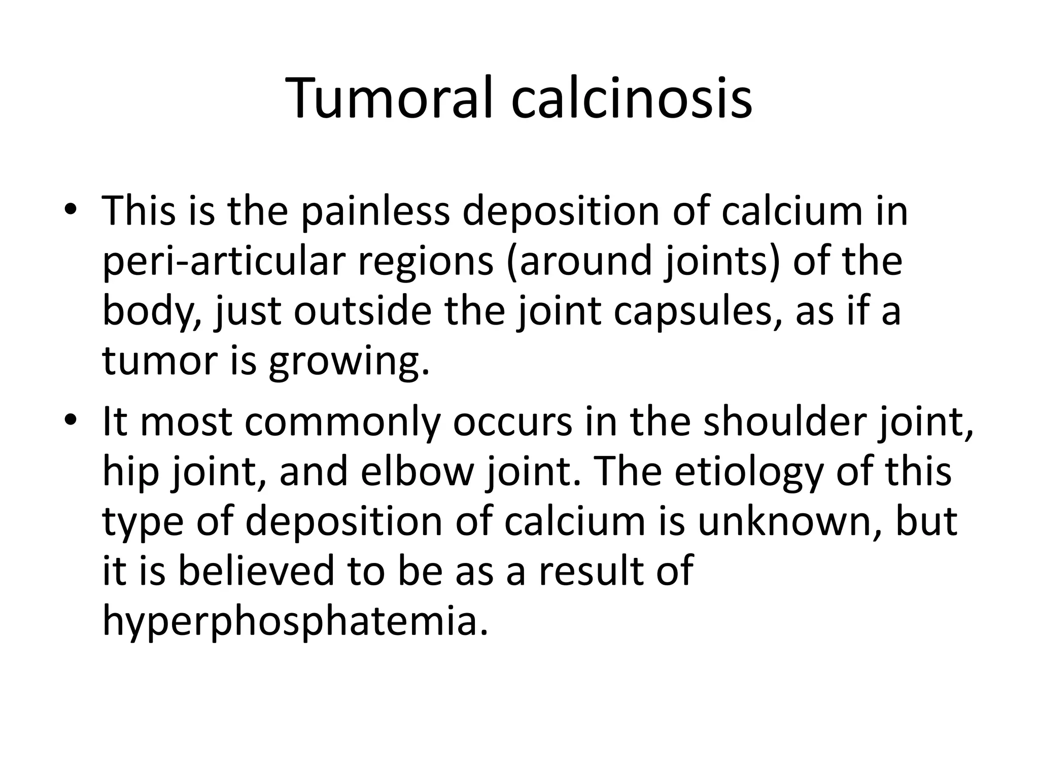 Soft tissue calcification | PPTX