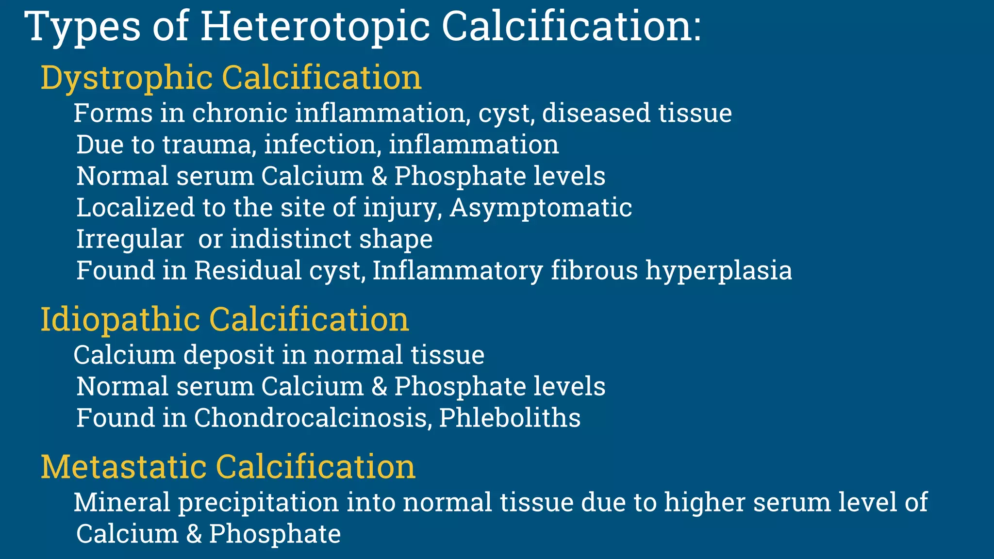 Soft tissue calcification in the neck | PPTX