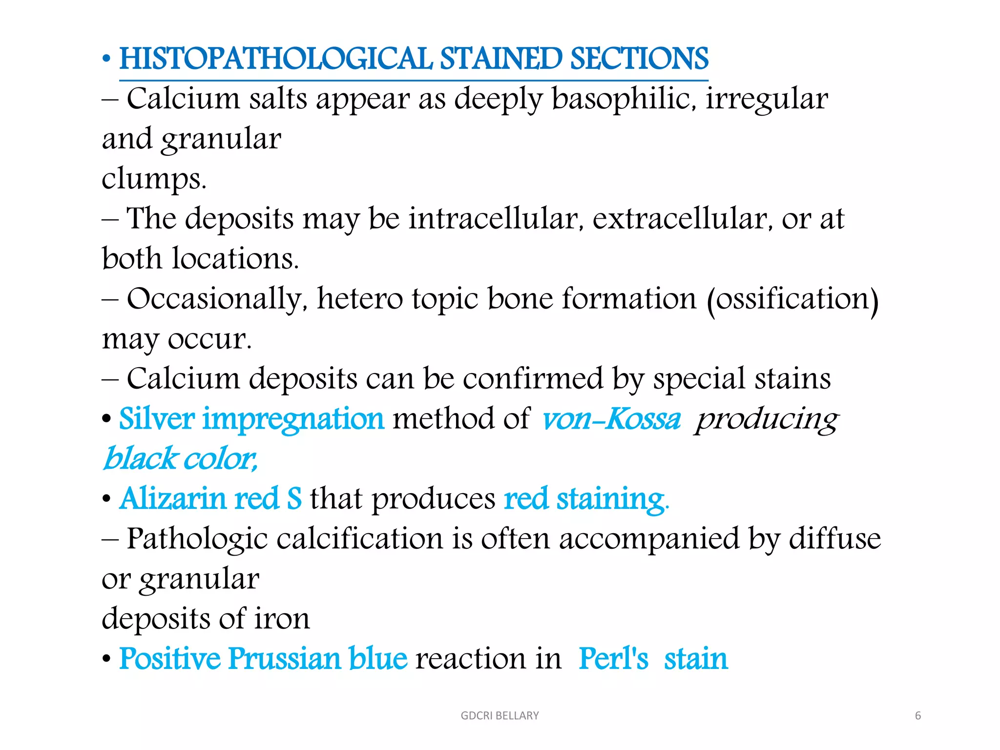 abnormal calcifications in head and neck region also with oral tissues ...