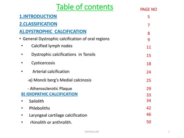 abnormal calcifications in head and neck region also with oral tissues ...