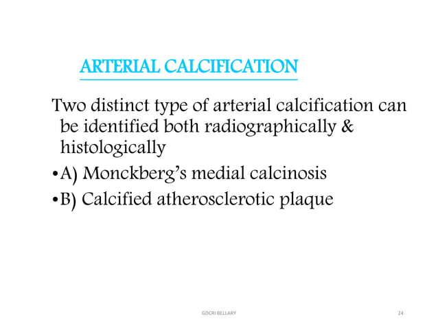 abnormal calcifications in head and neck region also with oral tissues ...