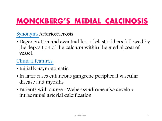 abnormal calcifications in head and neck region also with oral tissues ...
