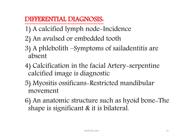 abnormal calcifications in head and neck region also with oral tissues ...