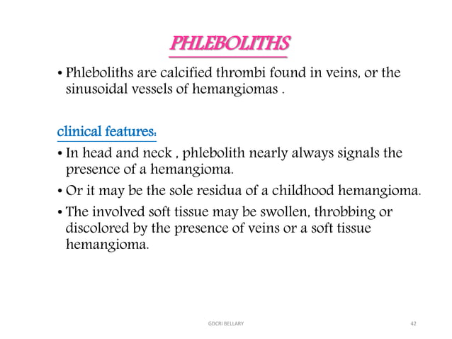 abnormal calcifications in head and neck region also with oral tissues ...