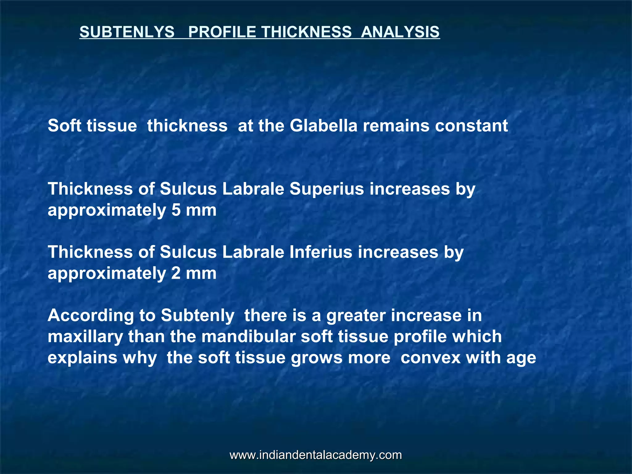 Soft tissue cephalometric analysis /certified fixed orthodontic courses ...