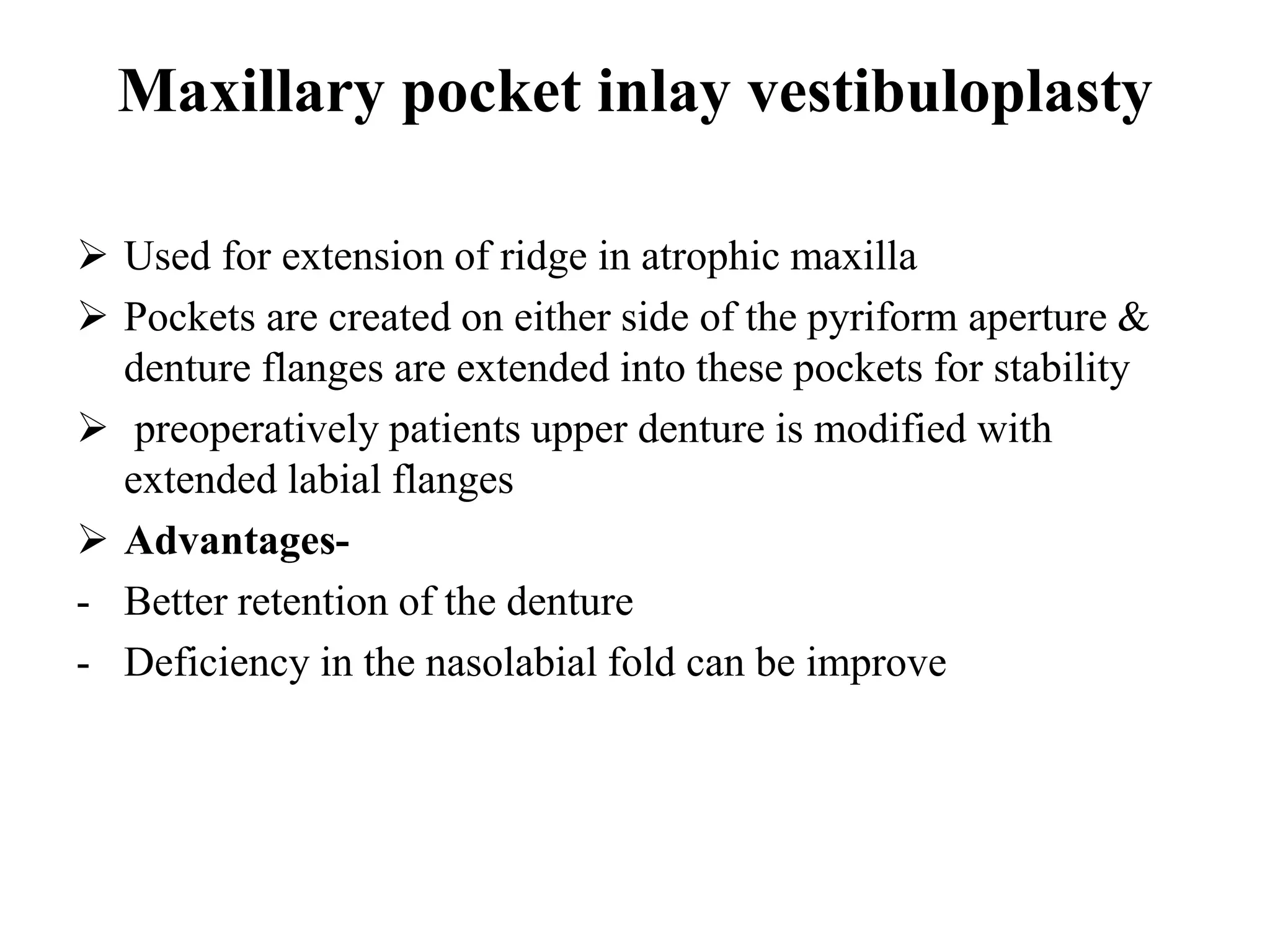 Soft tissue changes in preprosthetic surgery | PPTX