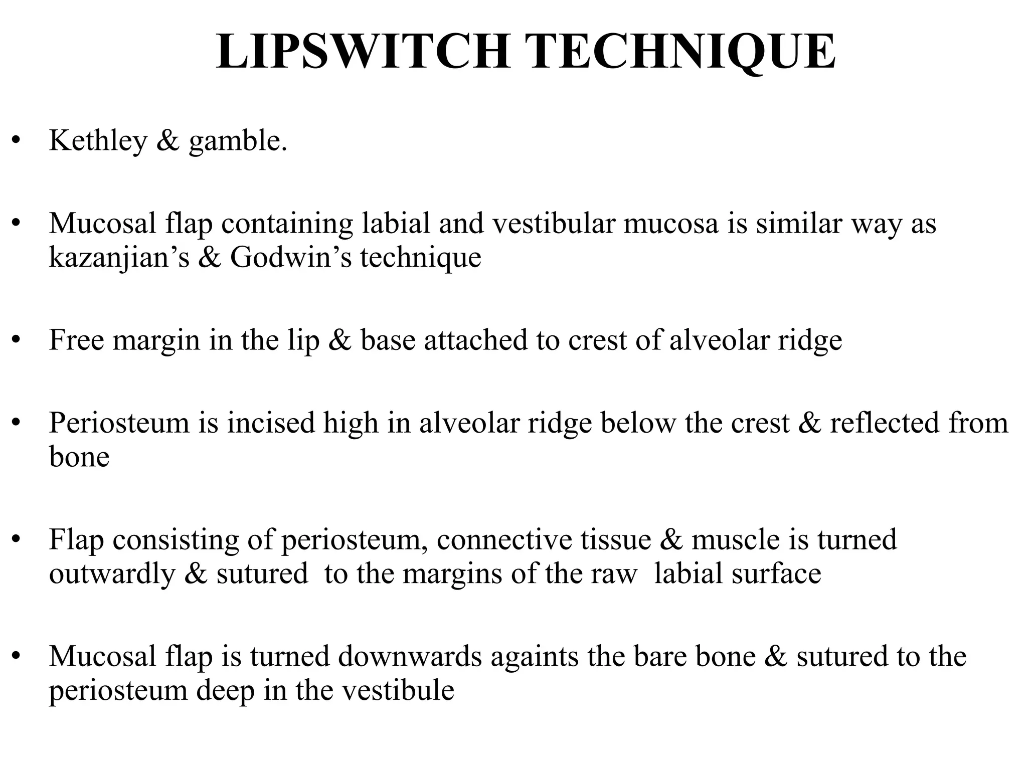 Soft tissue changes in preprosthetic surgery | PPTX