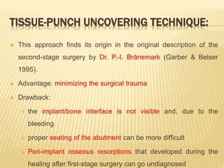 Soft tissue considerations for implant placement | PPTX