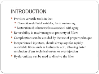 Soft tissue fillers in plastic surgery.pptx