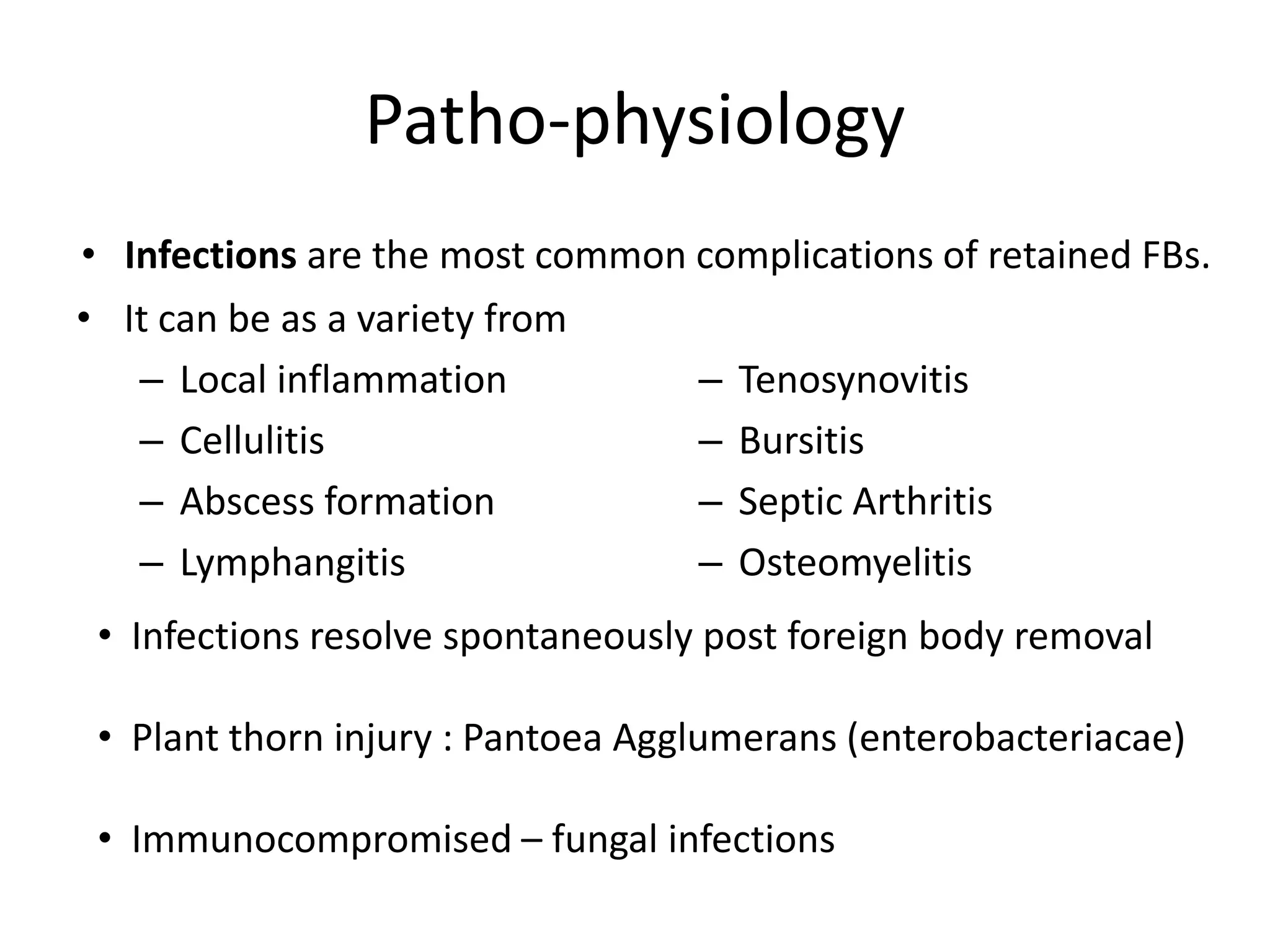 Soft tissue foreign body | PPTX