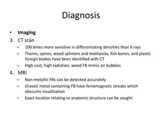 Soft tissue foreign body | PPTX