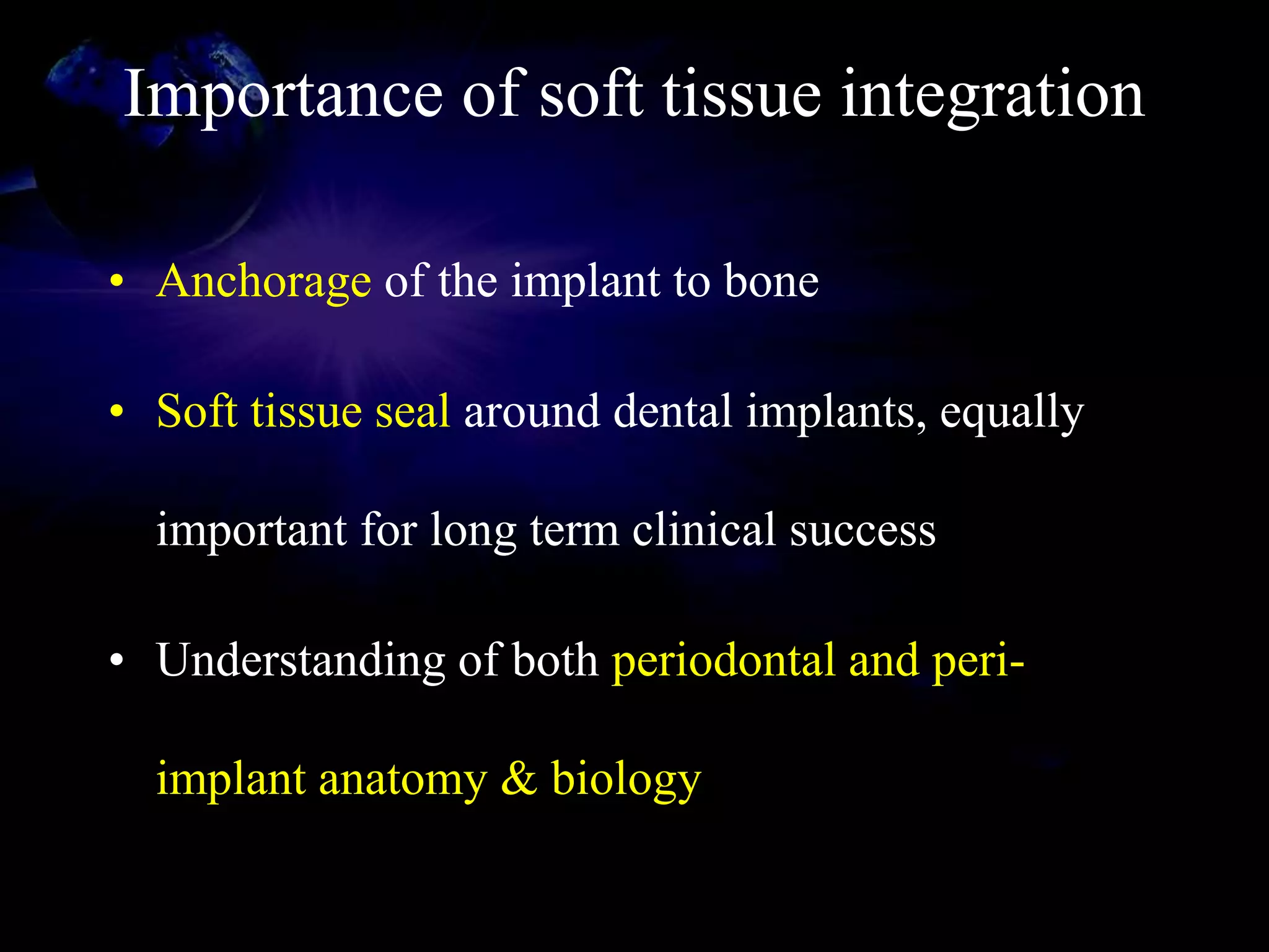Soft tissue grafting around implants | PPTX