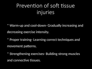 Soft Tissue Injuries Topic under Trauma. | PPT