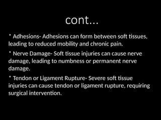 Soft Tissue Injuries Topic under Trauma. | PPT